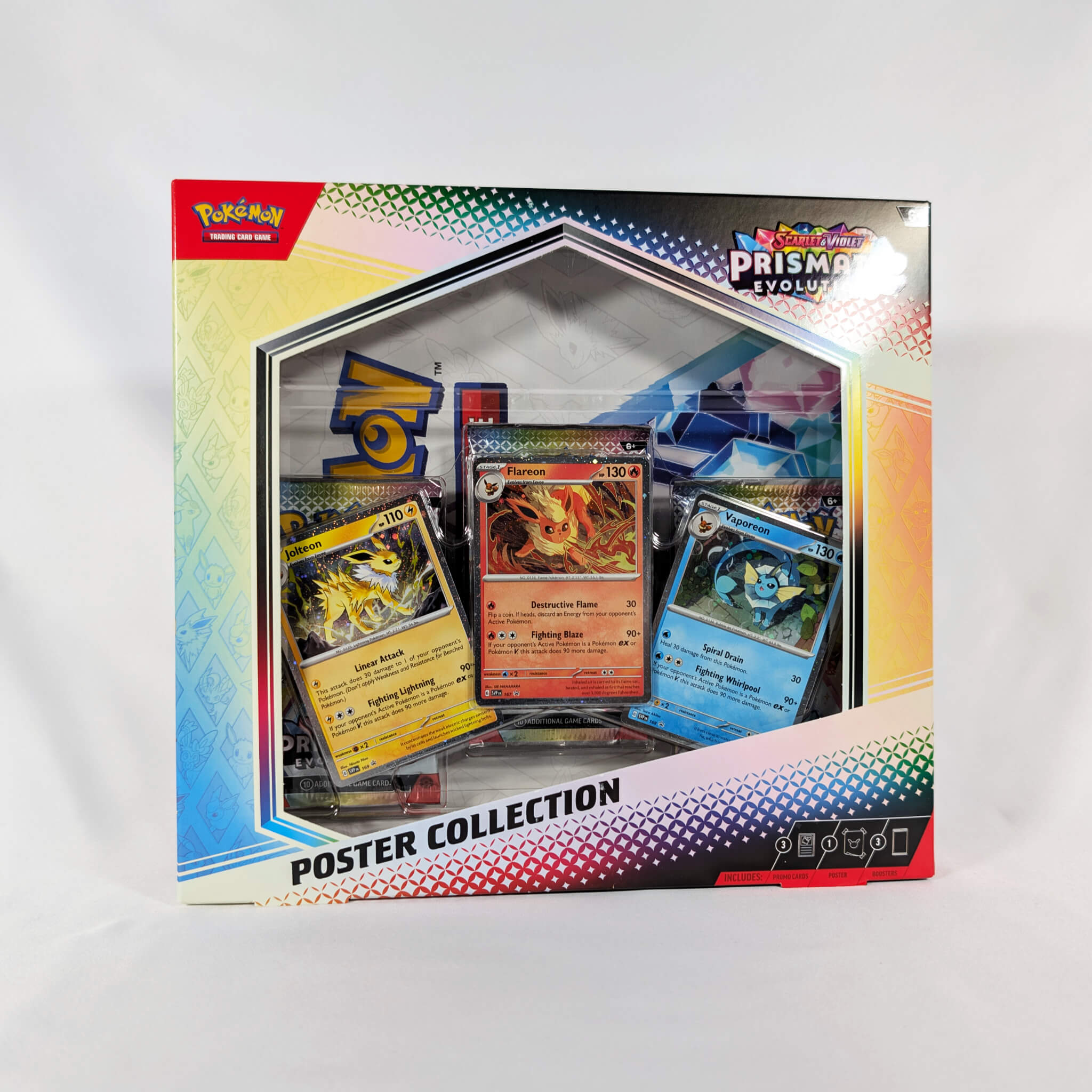 Pokémon TCG: Scarlet & Violet—Prismatic Evolutions Poster Collection ...